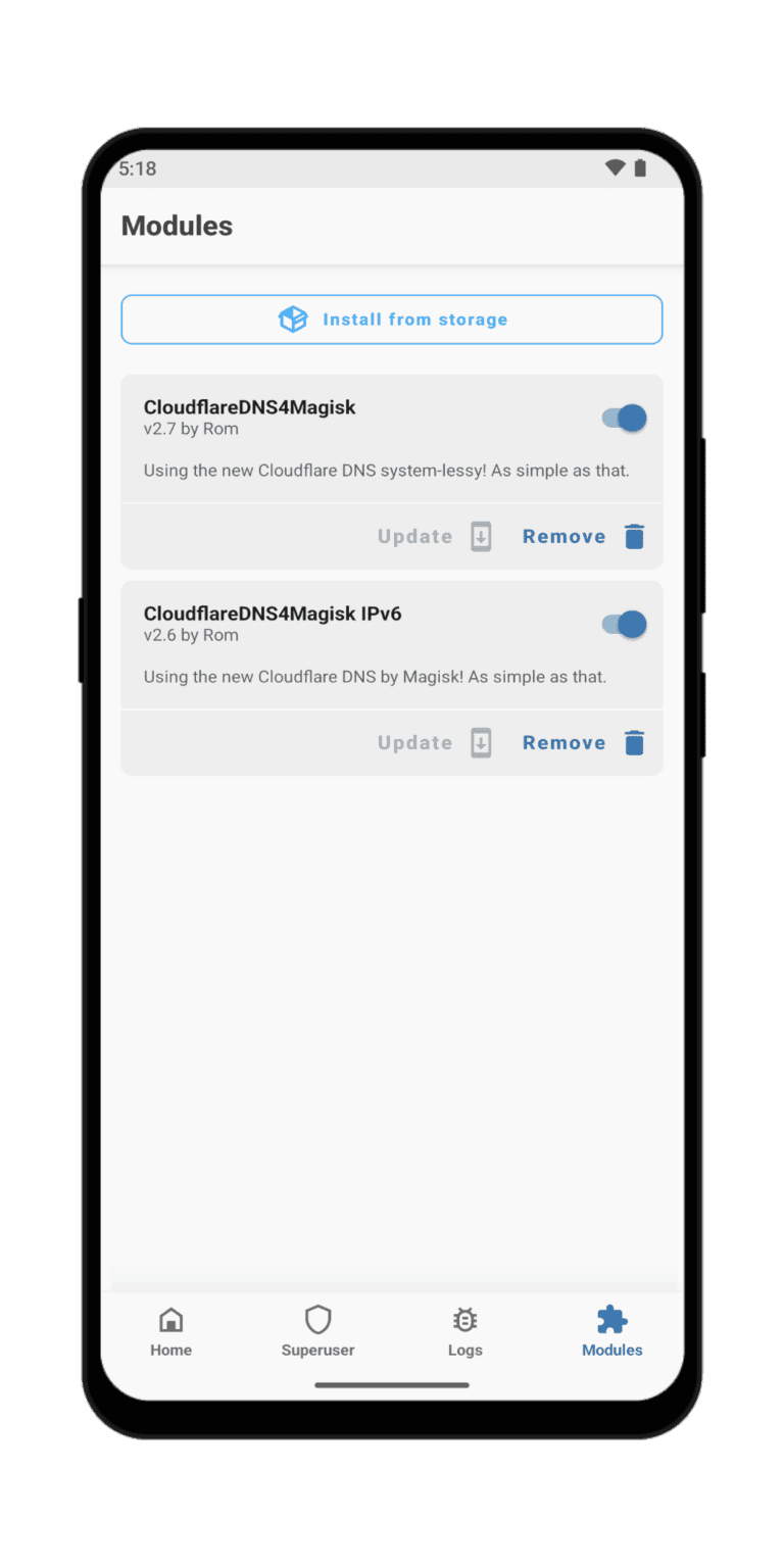 Cloudflare DNS Magisk Module: CloudflareDNS4Magisk