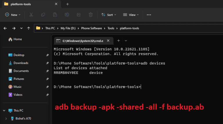 Creating Full Backup Of Rooted Android Device With Adb Tool