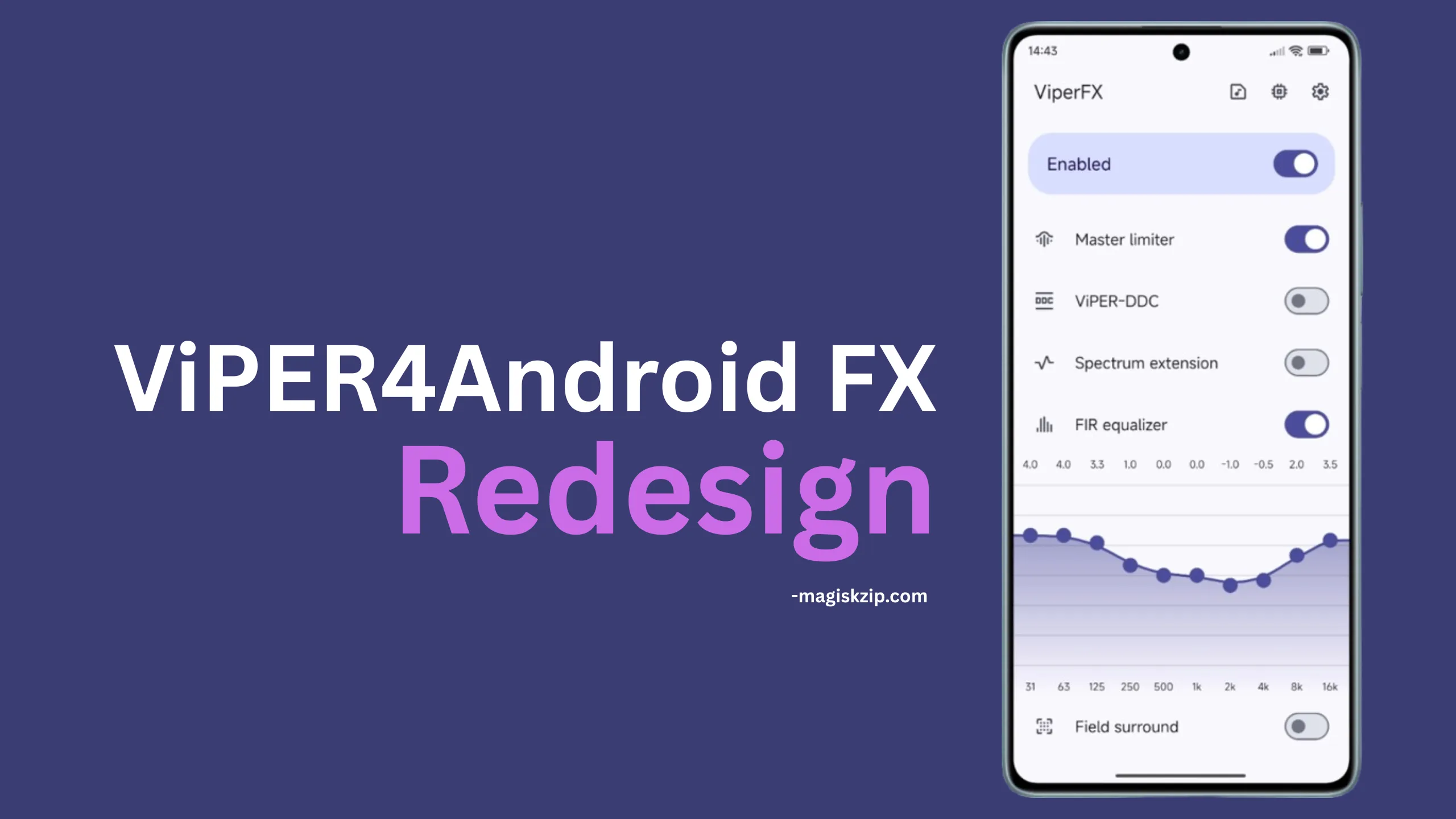 ViPER4Android FX Redesign: Enhanced Audio in a Fresh Look